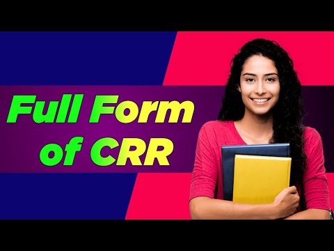 Full form of CRR | CRR ka full form kya hai | CRR full form | Free Learn University