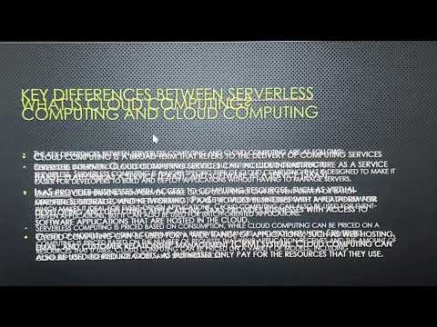 Serverless Computing vs Cloud Computing What's the Difference