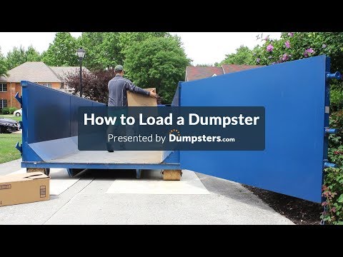 How to Load a Roll Off Dumpster | Dumpsters.com