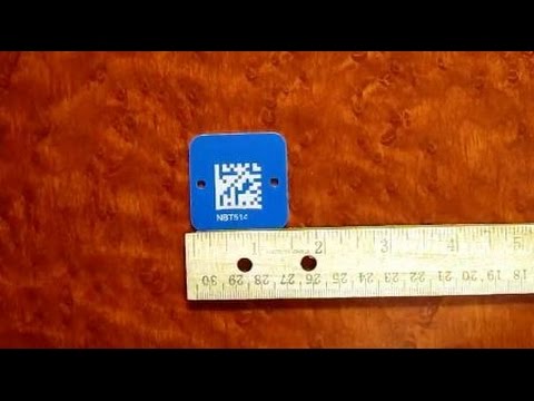 Data Matrix Codes on Various Metal Tags