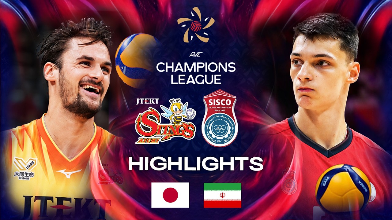 Stings Aichi 🇯🇵 vs. Foolad Sirjan 🇮🇷 - AVC Champions League 2026 | Highlights - Semifinal