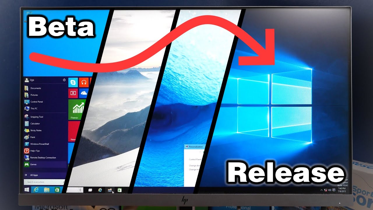 Exploring Windows 10 Beta Builds