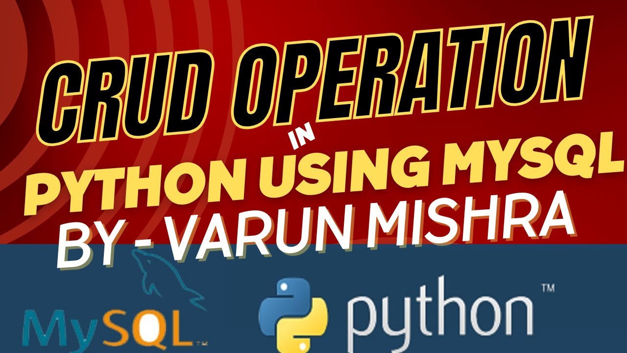 Python and MySQL -  Python MySQL Crud Operation | CRUD Operation in Python Using MySQL | CodingZilla