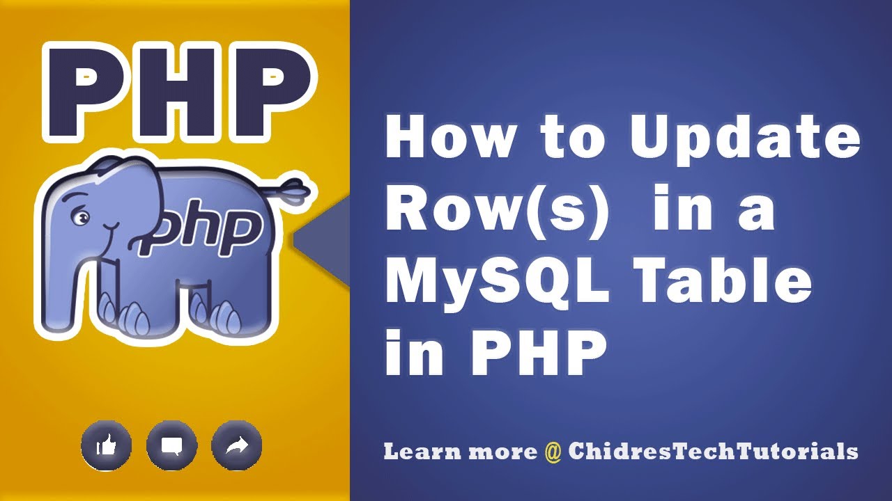 PHP MySQLi: Updating Rows  🚀