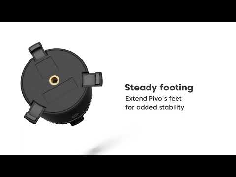 Pivo Pod Auto Motion Sensor Tracking Smartphone Pod & Holder for Handsfree 360° Rotation