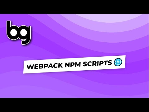 🌐 webpack npm scripts