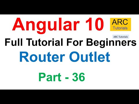 Learn Angular 10 Tutorial 36 Router Outlet in Angular | Angular 10 Tutorial For Beginners - Mind ...