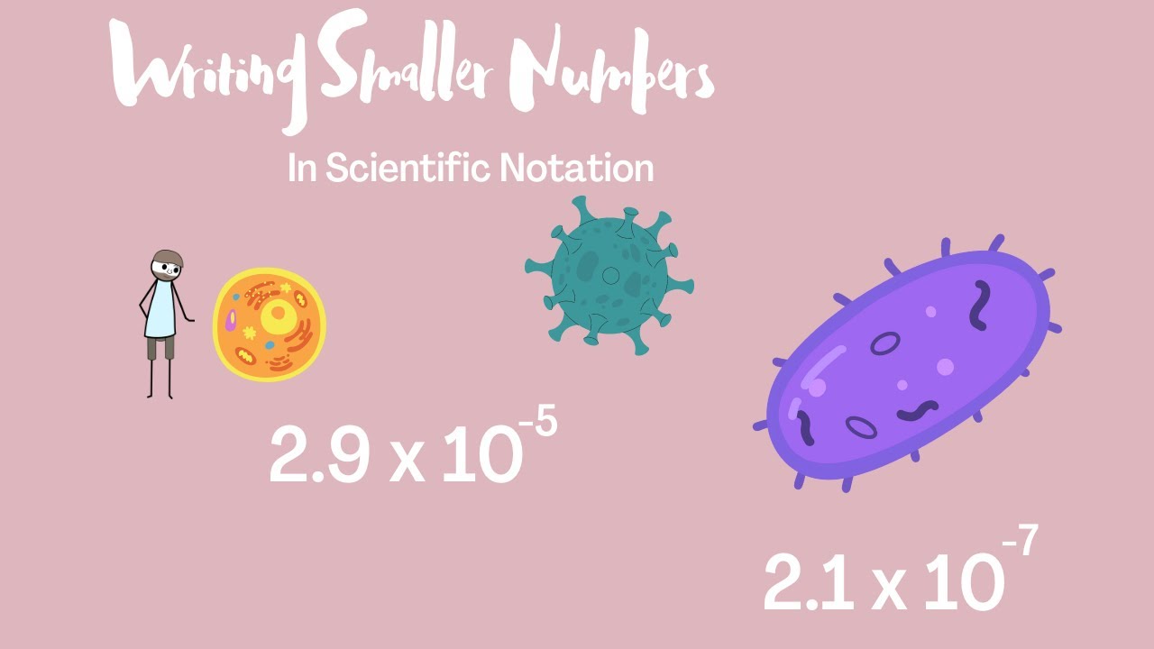 Writing Scientific Notation with Negative Exponents - 8.EE.3