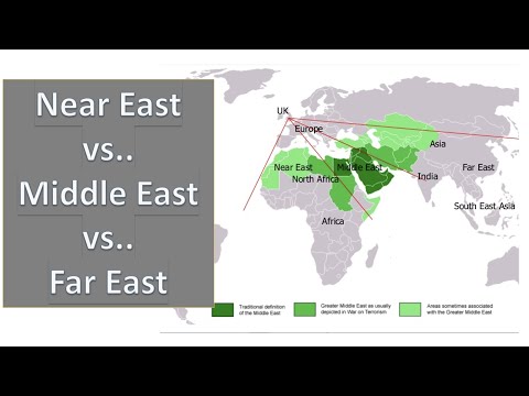 Near East vs. Middle East vs. Far East