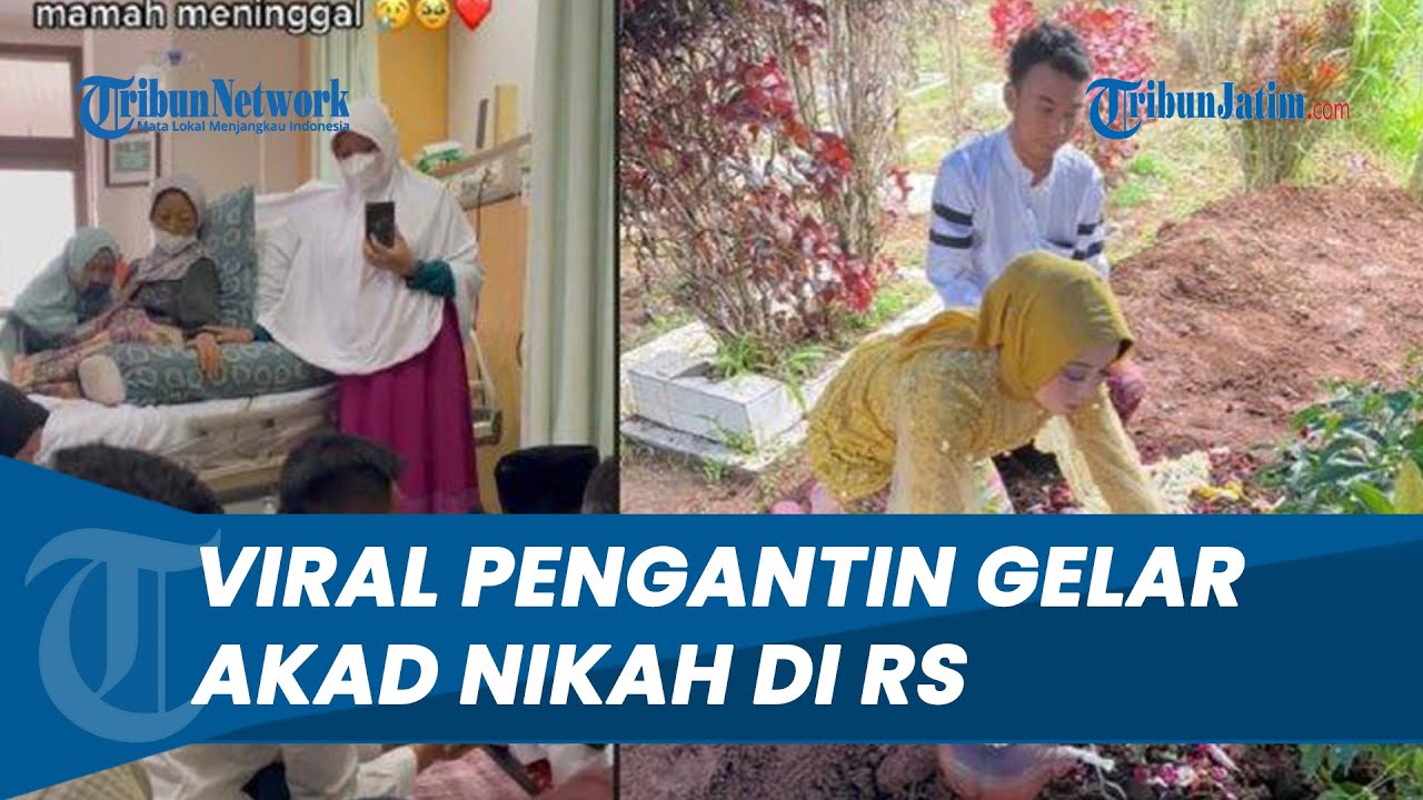Viral Video Momen Haru Pengantin Gelar Akad Nikah Di Rumah Sakit