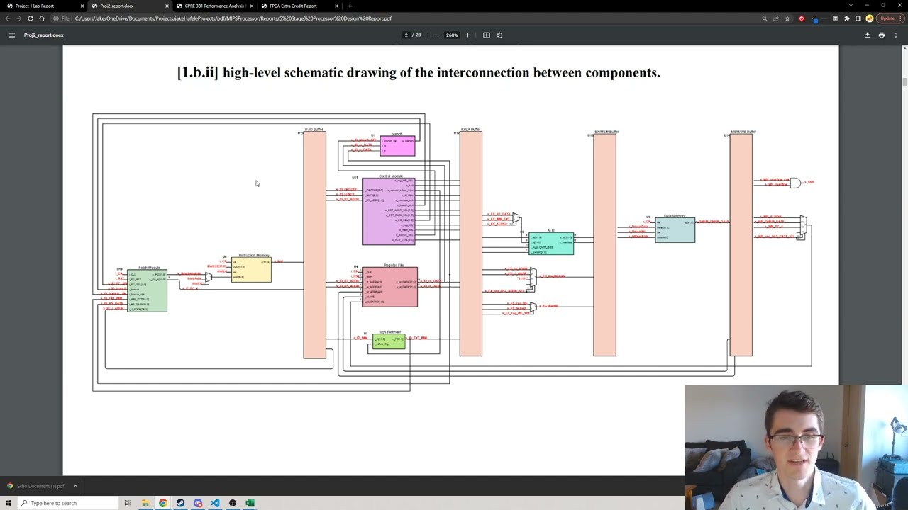 Synthesizing a 5 Stage MIPS Processor