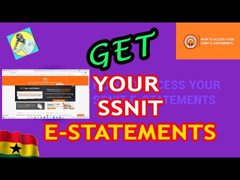 How to get your SSNIT statements online-100% working.....