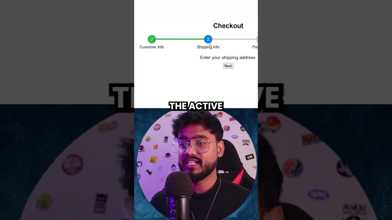 Stepper in React JS #reactjs #javascript #reactjstutorial