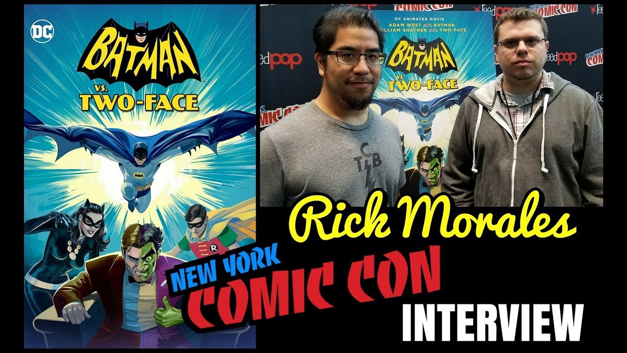 Batman VS Two Face! #RickMorales! #NRW INTERVIEW! FOLLOW! @TheNRW #NYCC #BatmanTwoFace