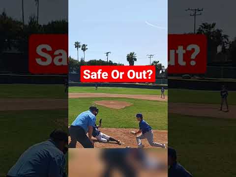 Safe Or Out? #baseball #torrancelittleleague #littleleaguebaseball #danielbaseball #baseballgame