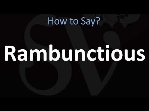 How to Pronounce Rambunctious? (CORRECTLY)