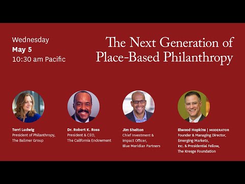 Philanthropy & The City: The Next Generation of Place-Based Philanthropy