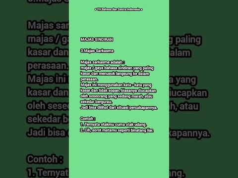 YH Bahasa dan Sastra Indonesia || Majas Sarkasme