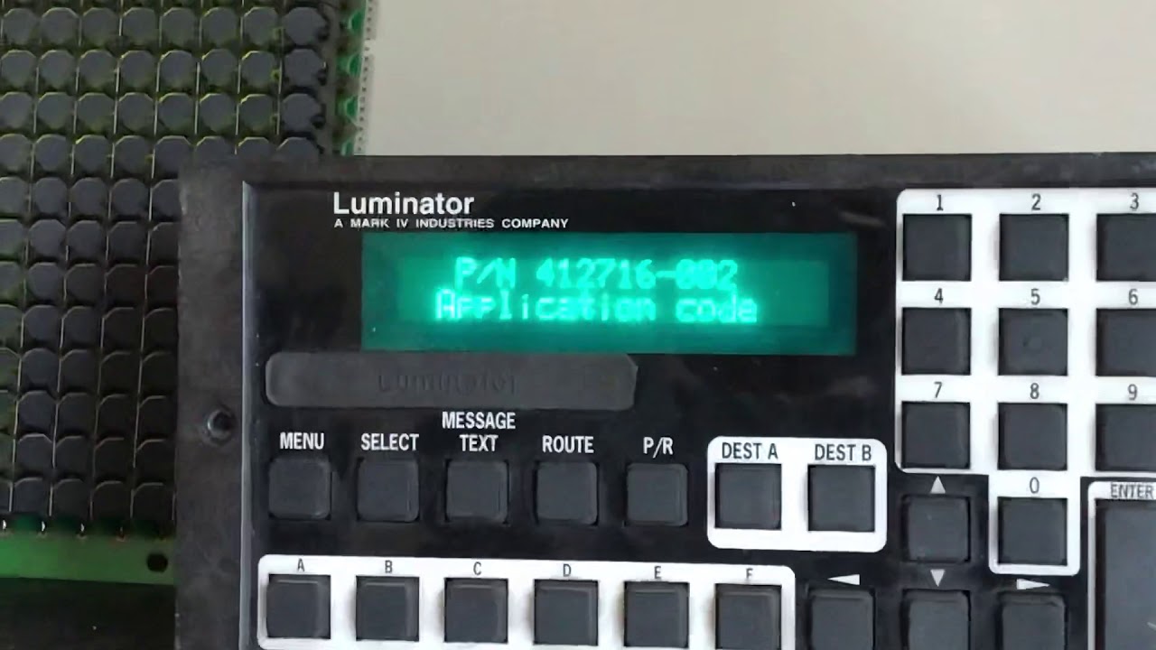 Day 2 with working Luminator sign
