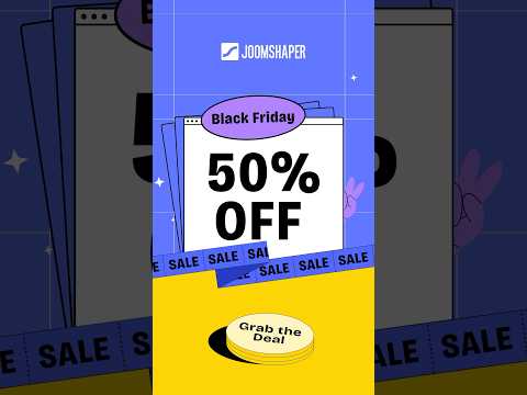 50% Off on EVERYTHING JoomShaper!