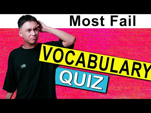 Hard Vocabulary Quiz 👈 [2022] Virtual Trivia Night, Pub Quiz