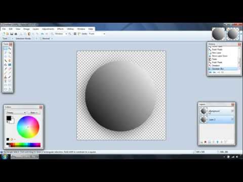 █ How To Make Awesome Buttons In Paint.net █ HD 720p █