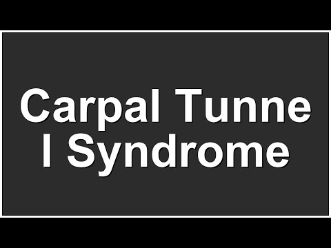 How to Pronounce Carpal Tunnel Syndrome | Medical Term Explained