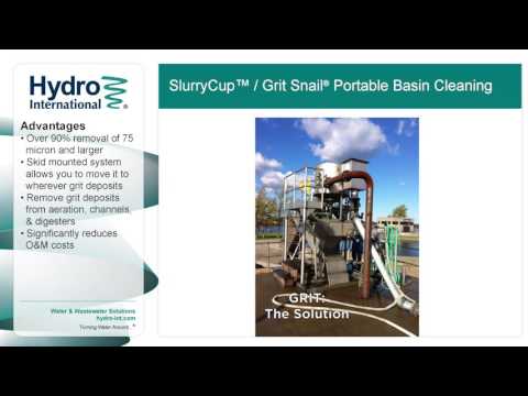 Portable SlurryCup Grit Snail Grit Removal System