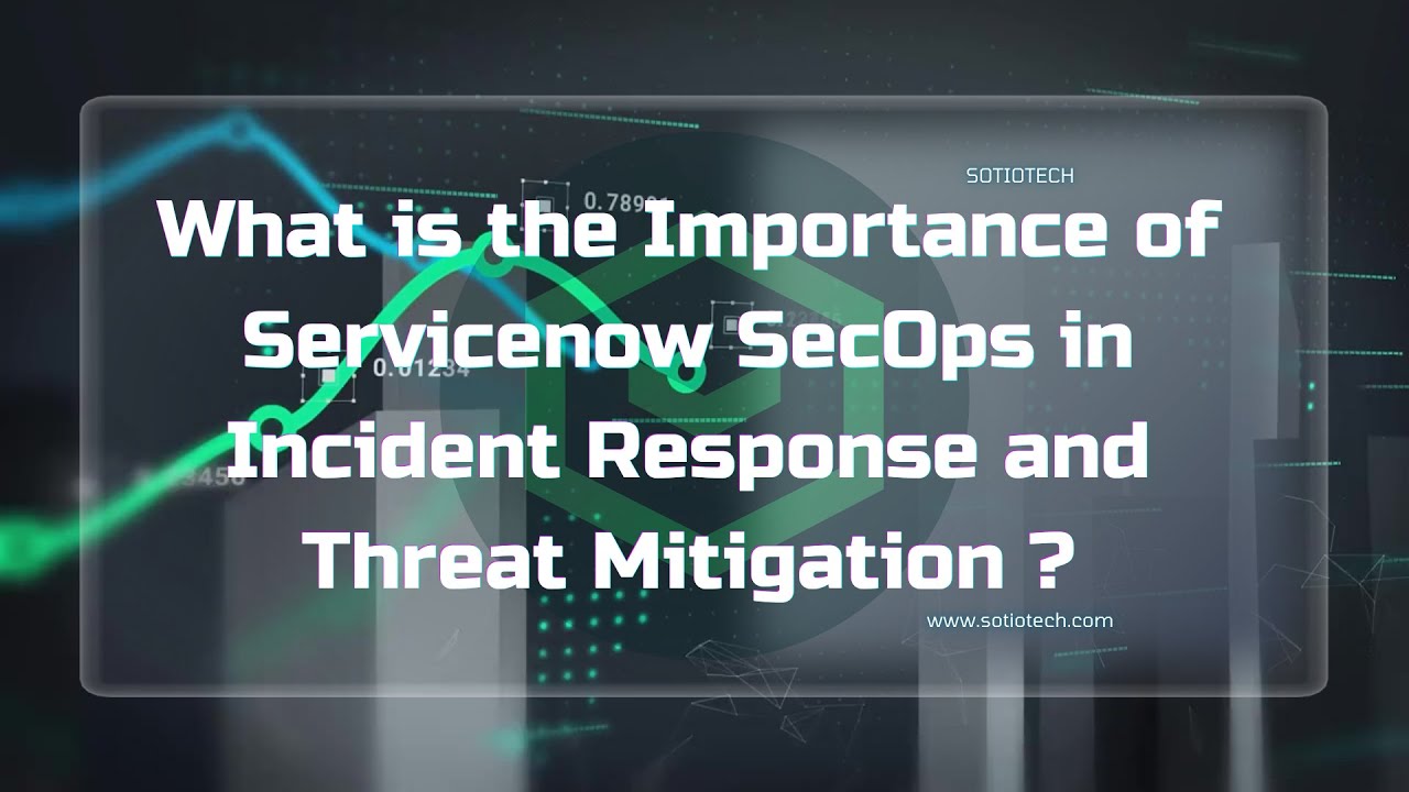 Enhancing Cybersecurity with ServiceNow Security Operations (SecOps): Insights from Sotiotech