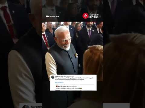 PM Modi meets Georgia Meloni At G7 Summit