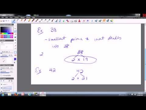 How to write numbers as a product of their prime factors