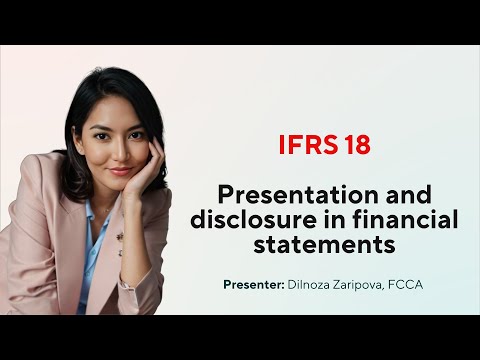 IFRS 18 Presentation and disclosure in Financial statements