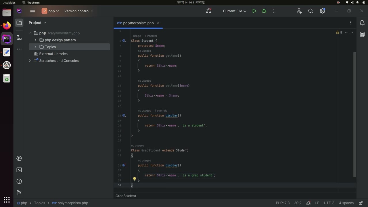 PHP Tutorials: PHP OOP: Explaining polymorphism in PHP