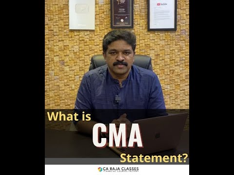 What is a CMA Statement? | Banking Credit Analysis Process | www.carajaclasses.com | #Shorts