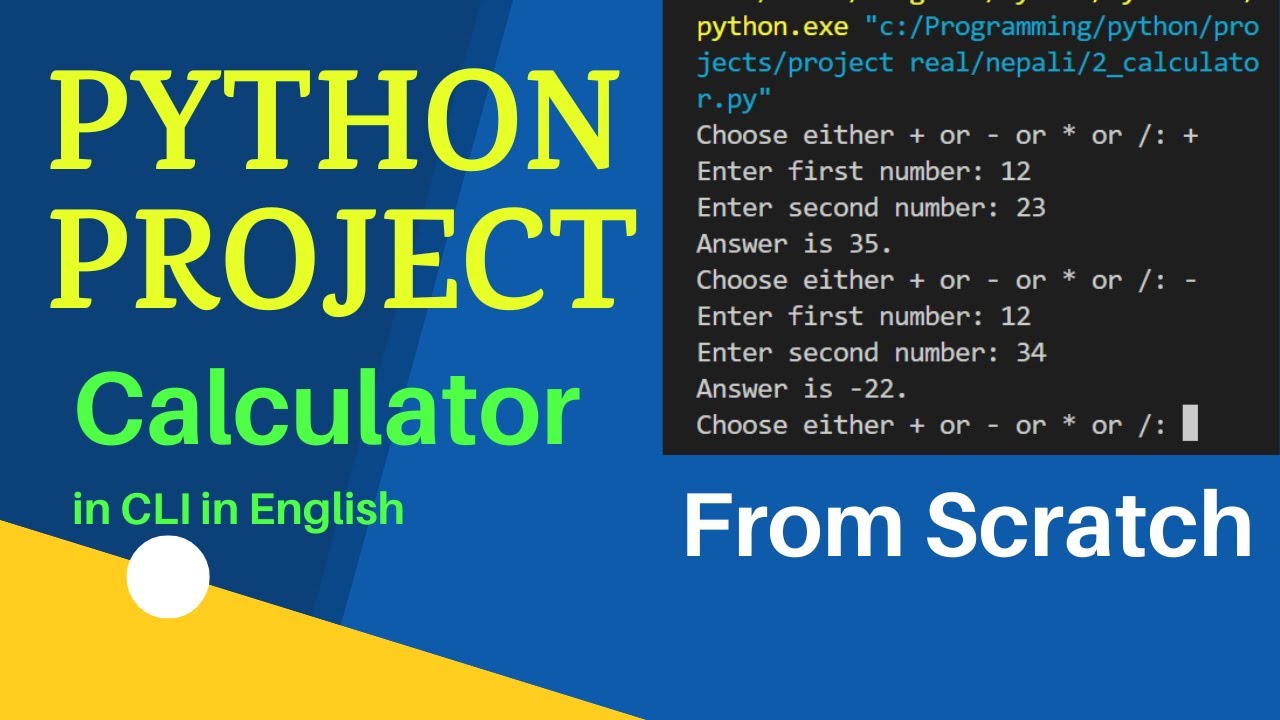 Build a Calculator with Python CLI