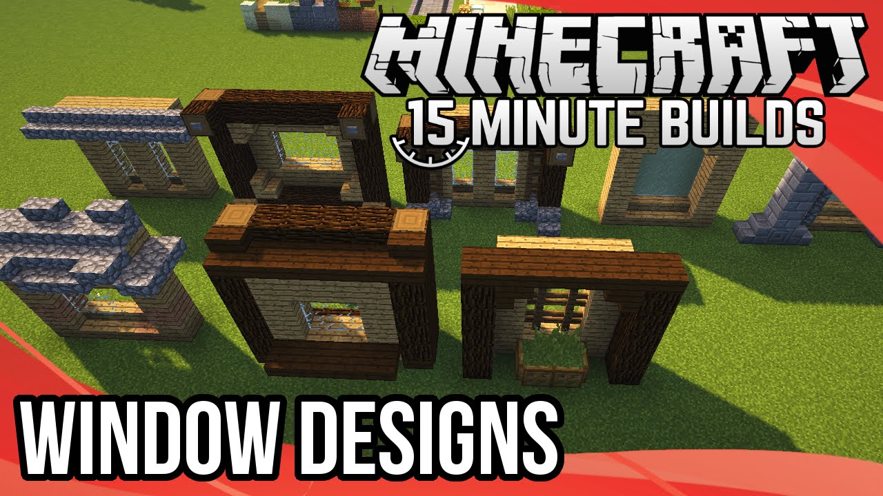 Minecraft 15-Minute Builds: Window Designs