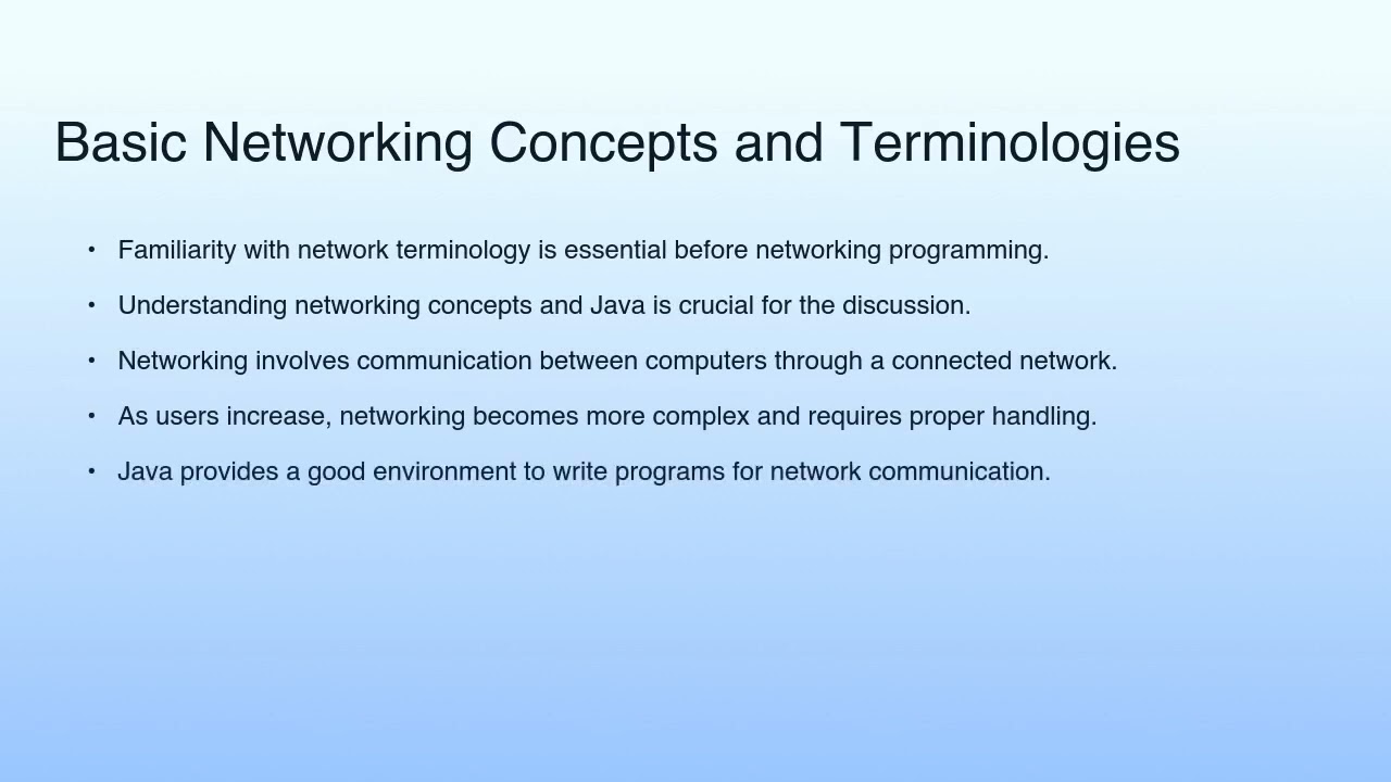Basic Networking Concepts and Terminologies | Lecture 48: Networking with Java