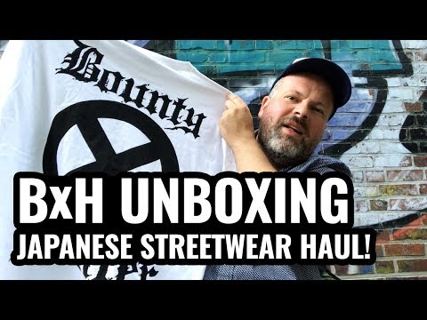 BxH Bountyhunter unboxing: Got me some Japanese streetwear!