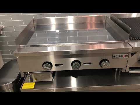 Precision HD thermostat chrome griddle
