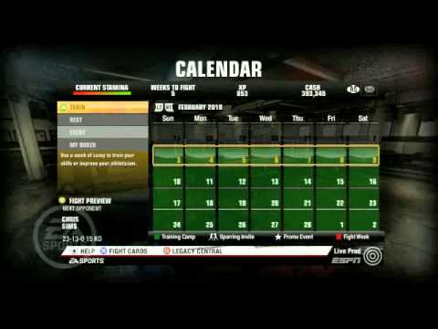 Fight Night Champion - How to Train in Legacy Mode