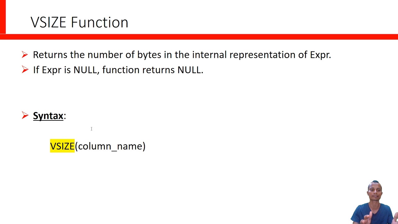 USERENV(), VSIZE(), SOUNDEX() Functions