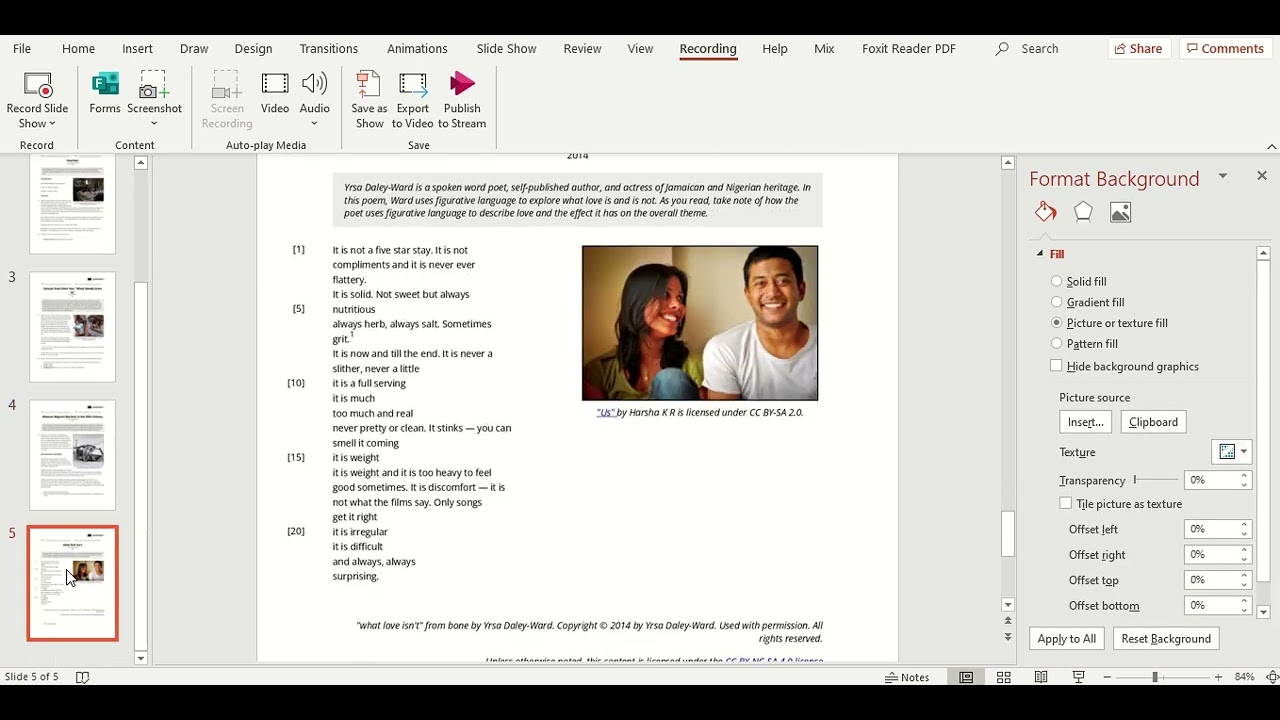 Genre PPT Instructions