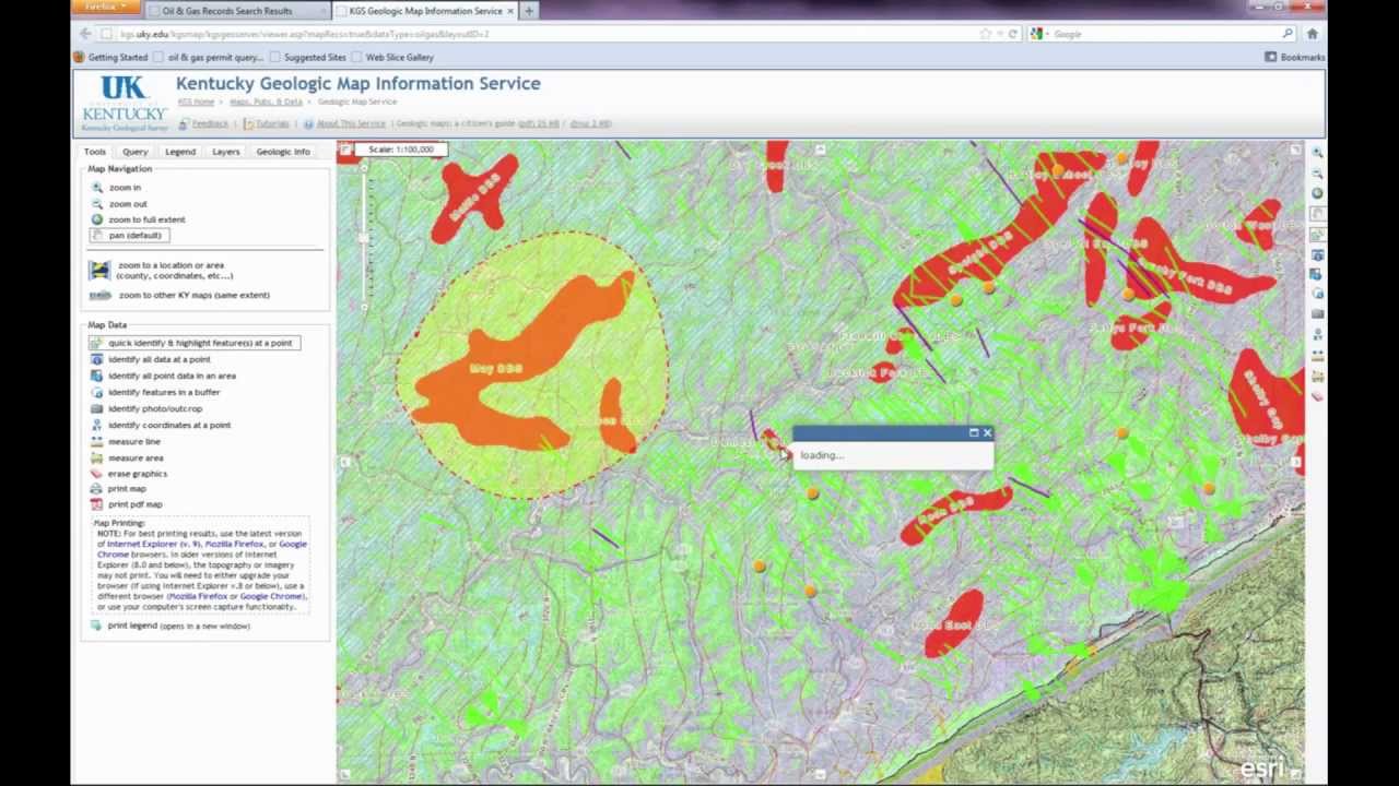 Kentucky Map Service Tutorial Video