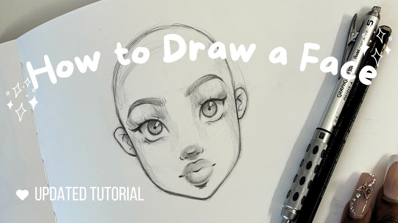 How to Draw a Cute Face Updated Tutorial | Christina Lorre