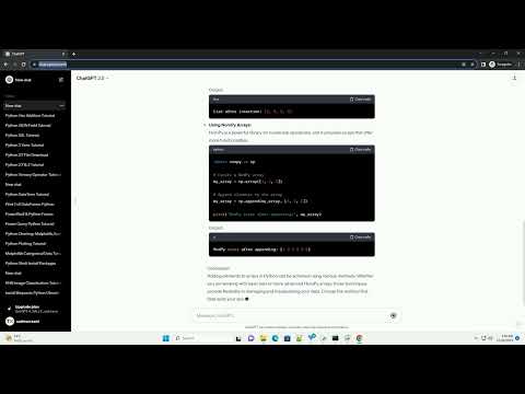 python add in array