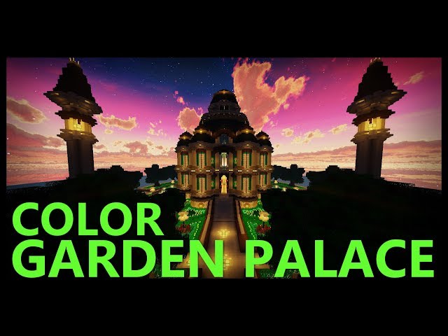 COLOR GARDEN PALACE Minecraft Map