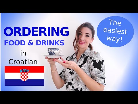 LEARN CROATIAN: How to ORDER FOOD & DRINKS in Croatian: The Easiest Way