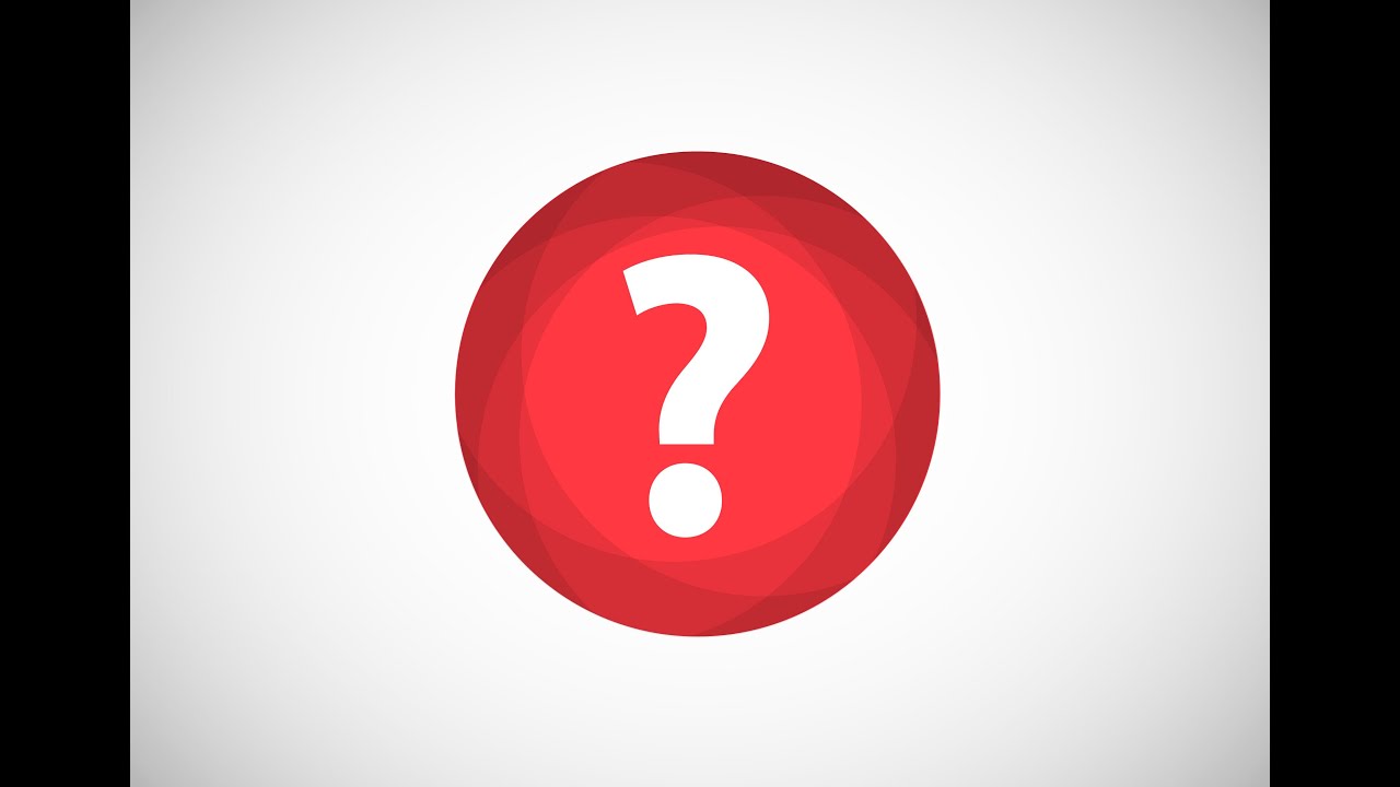 Illustrator tutorial - how to design a question icon