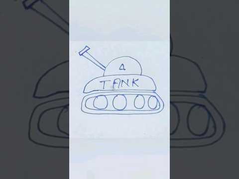 Tank drawing easy| #trending #drawing #easy #tank