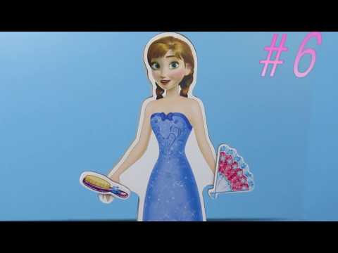 NEW Frozen Anna Princess Dress Up Magnetic Doll Disney Princess Anna Coronation Dress DisneyCarToys